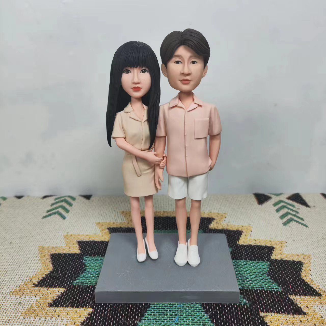 Custom 3d Art Doll From Photo | Custom Wedding Gift Figurine For Couple ...